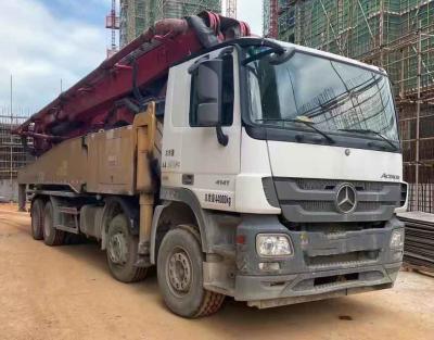 China Sany 56M Used Concrete Pump Truck With Mercedes Benz Chassis Model 2018 for sale