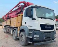 China Sany 60M Used Concrete Pump Truck With Man Chassis Model 2017 for sale