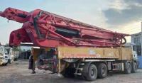 China Sany 60M Used Concrete Pump Truck With Man Chassis Model 2017 for sale