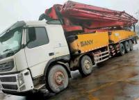 China Sany 62 meter Used Concrete Pump With Volvo Chassis Model 2013 for sale