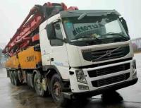 China Sany 62 meter Used Concrete Pump With Volvo Chassis Model 2013 for sale