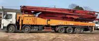 China Sany 62M Used Concrete Pump With Volvo Chassis Model 2013 for sale