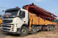 China Sany 62M Used Concrete Pump With Volvo Chassis Model 2013 for sale