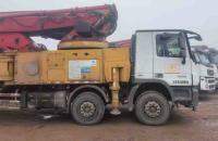China Sany 66M Used Concrete Pump With Mercedes Chassis Model 2017 for sale