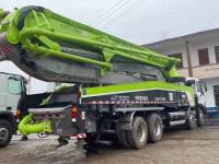China Used Zoomlion Concrete Pump Truck 52M With Isuzu Chassis With Model 2014 for sale