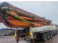 China Zoomlion 63M Used Concrete Pump Truck With Scania Chassis With Model 2013 for sale