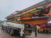 China Zoomlion 63M Used Concrete Pump Truck With Scania Chassis With Model 2013 for sale