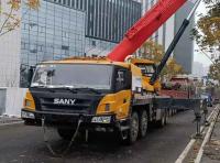 China Sany Used Boom Truck Crane , 75 Ton Lorry Crane STC50S Straight Arm for sale