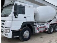 China Used Concrete Mixer Machine Truck , Howo Used Ready Mix Trucks 12M³ 6X4 for sale