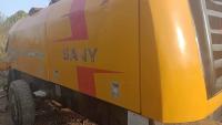 China Yellow Used Sany Trailer Mounted Concrete Pump 180KW HBT8018C for sale