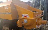 China Yellow Used Sany Trailer Mounted Concrete Pump 180KW HBT8018C for sale