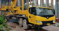 China 50 Ton Used Truck Crane XCMG QY50KA 40L Oil Consumption Per 100km for sale