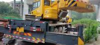 China 50 Ton Used Truck Crane XCMG QY50KA 40L Oil Consumption Per 100km for sale