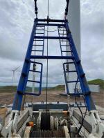 China 2nd Hand Crawler Crane Zoomlion ZCC800 with 58m Length Boom for sale