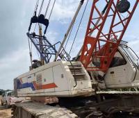 China Zoomlion 75 ZCC750H Used Crawler Crane 18m fixed jib Length for sale