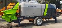 China 195kw Power Used Concrete Trailer Pump Zoomlion THBT90.18.195RSU 93m3/H for sale