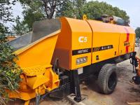 China 2nd Hand Concrete Trailer Pump 180KW Power 2200rpm Rotary Speed for sale