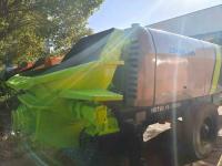 China Used Electric Trailer Concrete Pump Zoomlion 600L Hopper Capacity for sale