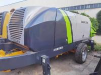 China Zoomlion Used Concrete Trailer Pump HBT60.13 174KW Grey Green Color for sale