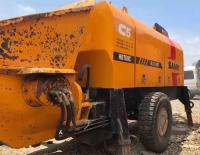 China Electric Used Concrete Trailer Pump Sany HBT6013 90KW Rated Power for sale