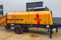 China Used Trailer Mounted Concrete Pump 181KW Engine Power S Valve for sale