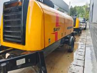 China Used Trailer Mounted Concrete Pump 181KW Engine Power S Valve for sale