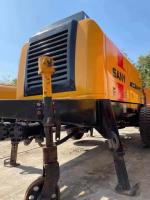 China 75KW Used Electric Concrete Trailer Pump Sany Yellow HBT60C for sale