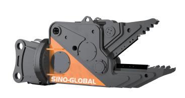 China Sino Global Hydraulic Excavator Scrap Shear For Komatsu Sany CAT for sale