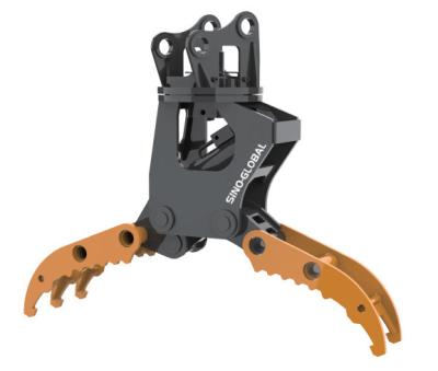 China Mechanical Hydraulic Grapple For Excavator Komatsu Sany CAT for sale