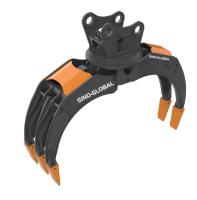 China Mechanical Hydraulic Grapple For Excavator Komatsu Sany CAT for sale