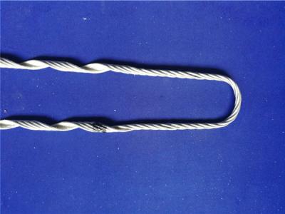 China 0.5Kg Zinc Galvanized Wire Preformed Dead End 50in Length for sale