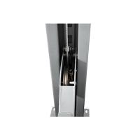 China Hydraulic 4 post car lift/ 4 tons four post car lift with electrical secondary jack for sale