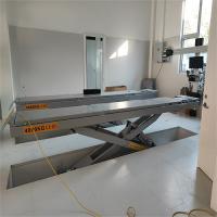 China 4000kg Capacity Automotive Scissor Lift For Car SUV Truck Alignment for sale