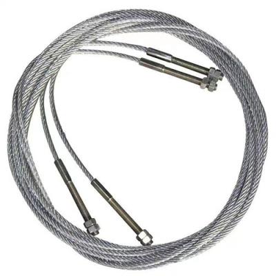 China High Strength Steel Car Lift Cable 6mm Diamter Car Maintenance Parts for sale