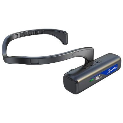 China Wifi Headset 4K Camera Built-In 2200MAh Battery 140 Degrees Ultra-Wide Angle Mini Body Worn Camera for sale
