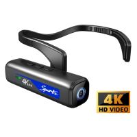 China Wifi Headset 4K Camera Built-In 2200MAh Battery 140 Degrees Ultra-Wide Angle Mini Body Worn Camera for sale