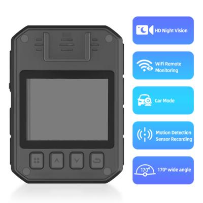 China OEM/ODM Security Body Worn Camera Full-Color Night Vision Mini HD 4G WIFI Worn Camera H.264 Video for Outdoor Sample Available for sale