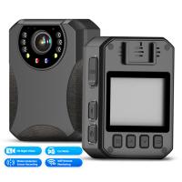 China HD Wearable Video Recorder with Red & Blue LED Lights H.264 Night Vision for Security Patrols WiFi Connectivity for sale