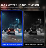 China High Capacity 4000mAh Battery Body Camera Multi-Resolution Photo Night Vision H.264 CMOS Mini Camera Back Clip WiFi Connectivity for sale