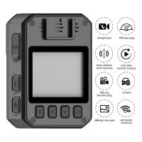 China Infrared Fill Light & Highlight LED Flash Body Worn Camera Wearable Video Recorder with Adjustable Photographic Resolution for sale