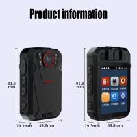 China High Quality 8MP Body Worn Camera Multi-Functional 4G Wireless Audio and Video Recorder with Night Vision for Outdoor Use for sale