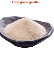 China 180bloom Food Additive Gelatin Edible Powder Light Yellow Odorless for sale