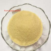 China Yellowish 80-300bloom Halal Beef Gelatine Powder Additive for sale