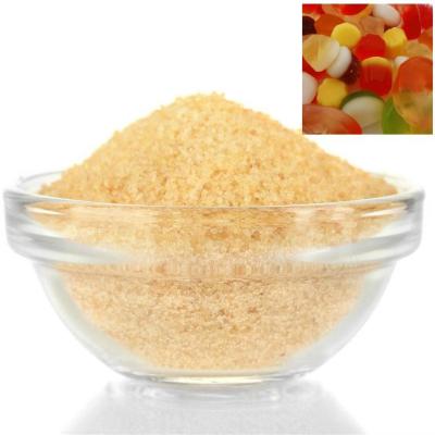 China Light Yellow Edible Bovine Gelatin 280 Bloom Gelatine Protein 95% for sale