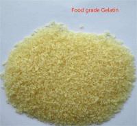 China Light Yellow Edible Bovine Gelatin 280 Bloom Gelatine Protein 95% for sale