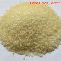 China Light Yellow Edible Bovine Gelatin 280 Bloom Gelatine Protein 95% for sale