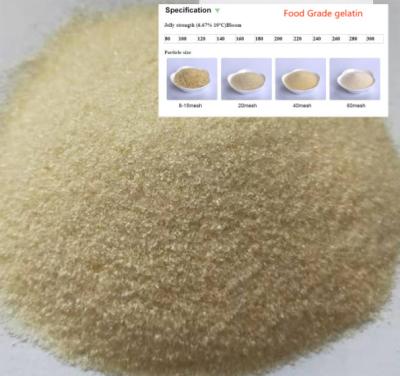 China Halal Certified Beef Gelatine Smooth Mild Taste for sale