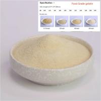 China Cool Dry Storage Halal Beef Gelatine Smooth Texture 200-300 Bloomg for sale
