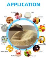 China Mildly Sweet Flavor Pure Gelatin Powder Dry Place Storage for sale