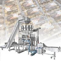 China 14 Head Automatic Multihead Weigher Fresh Food Vegetable Fruit Plastic Bag Packaging Machine for sale